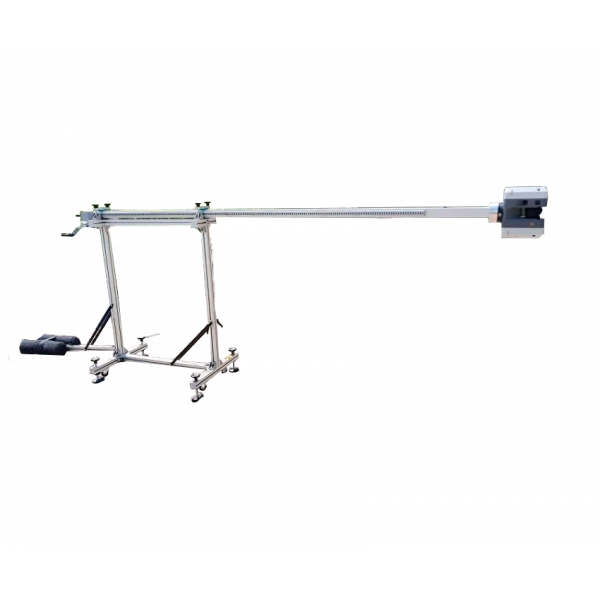 Extendable horizontal tripod for laser scanner.