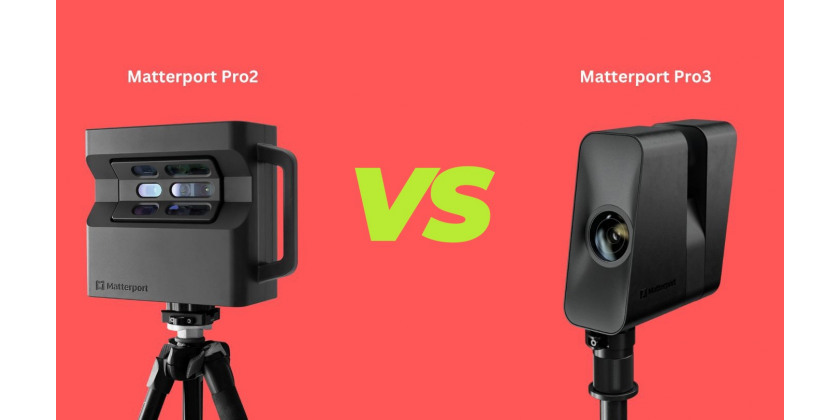 Matterport Pro2 vs Matterport Pro3 - Topotienda